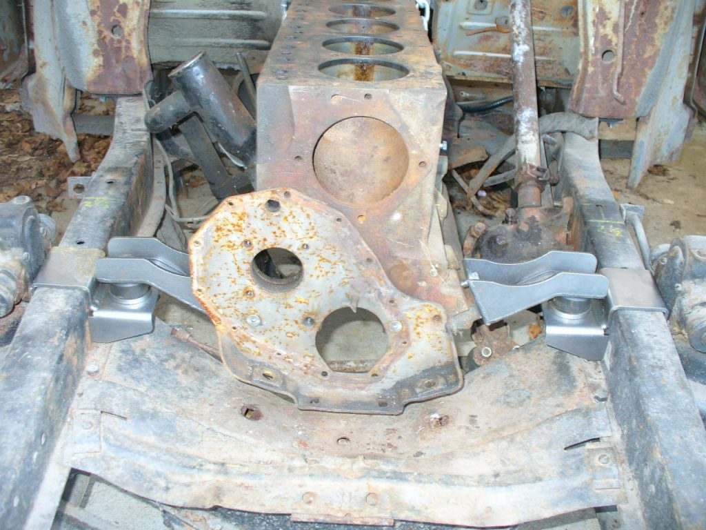 FRONT CORNER MOTOR MOUNTS FOR 1955-60 235 OR 261 INTO 1937-48 CHEVY CAR ...